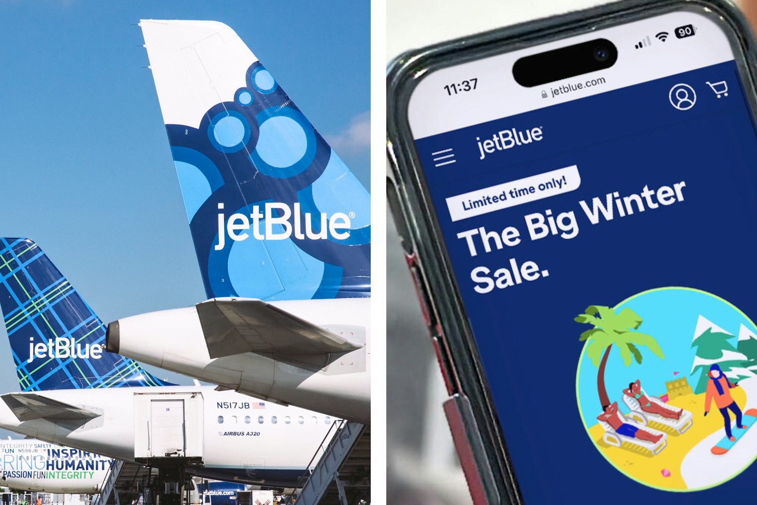 JetBlue Big Winter Sale — One-Way from $44, 2-Night Vacation Packages ...