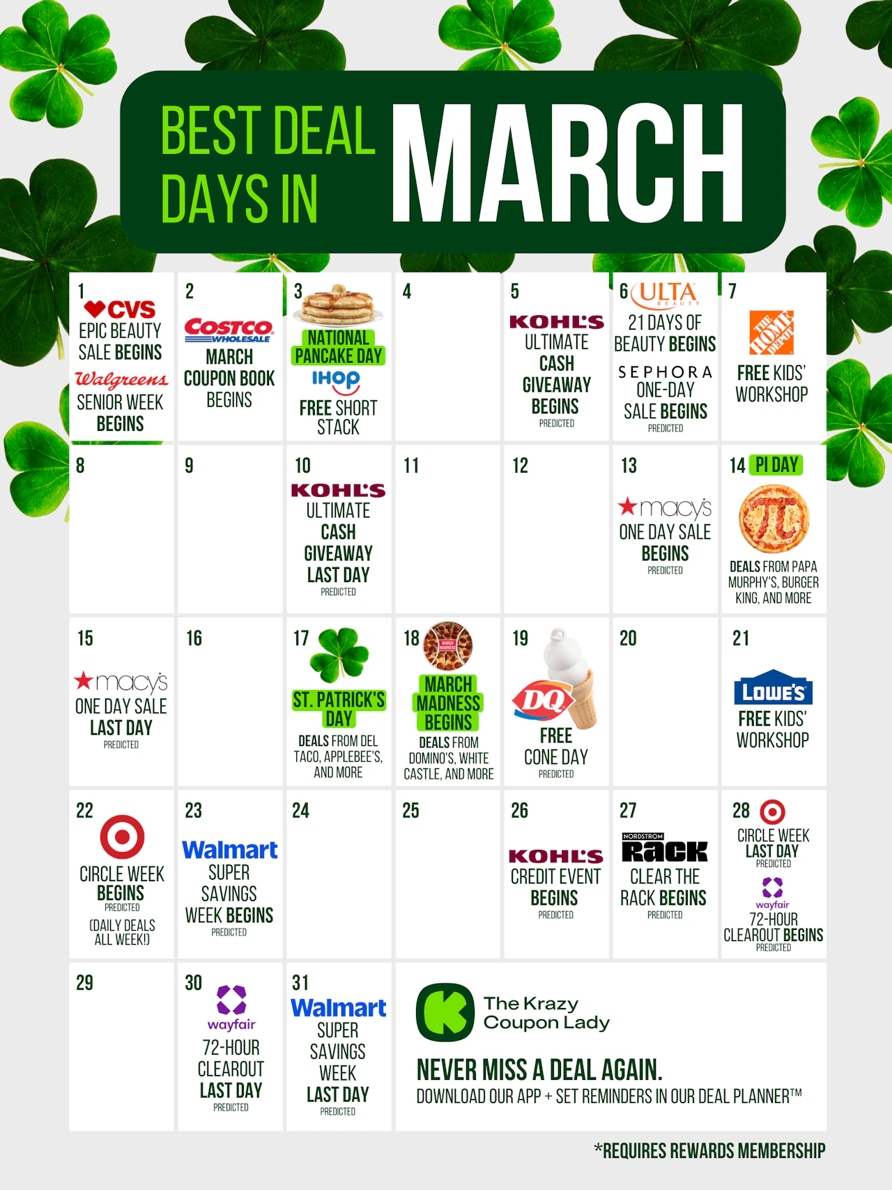 6 Things to Stock Up on in March 2026 - The Krazy Coupon Lady