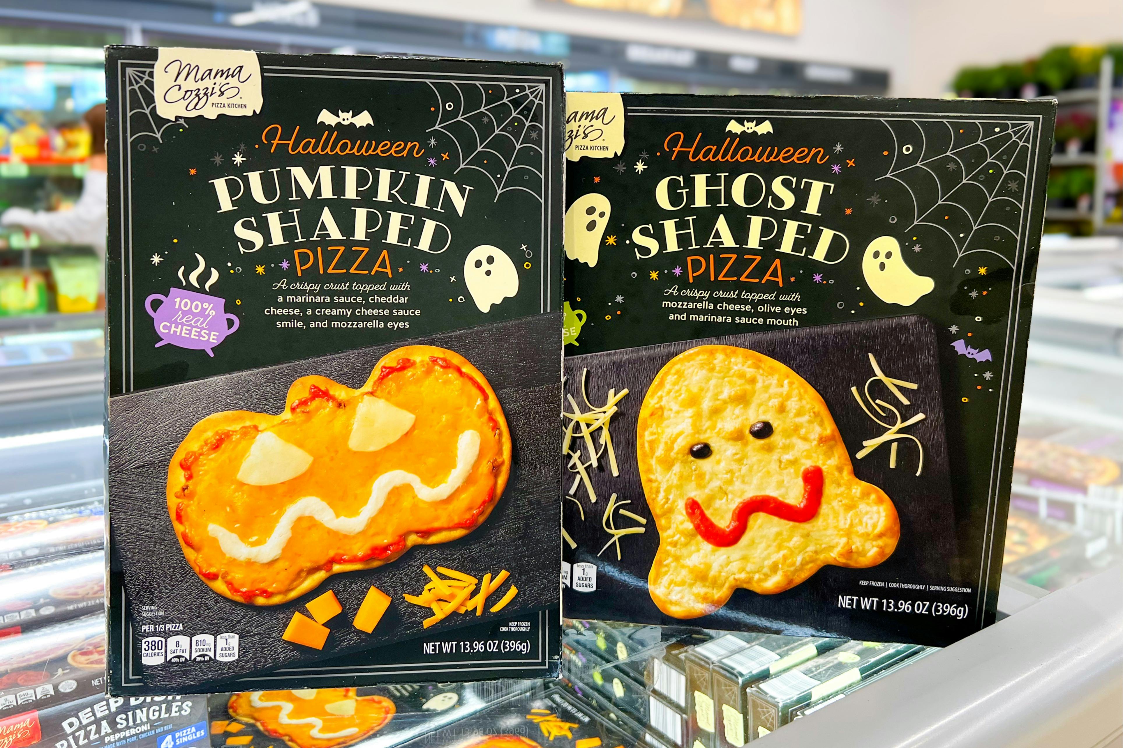 Aldi Halloween Pizza: Ghost & Pumpkin Pizza Shapes Are Here For $4.99 - The Krazy Coupon Lady